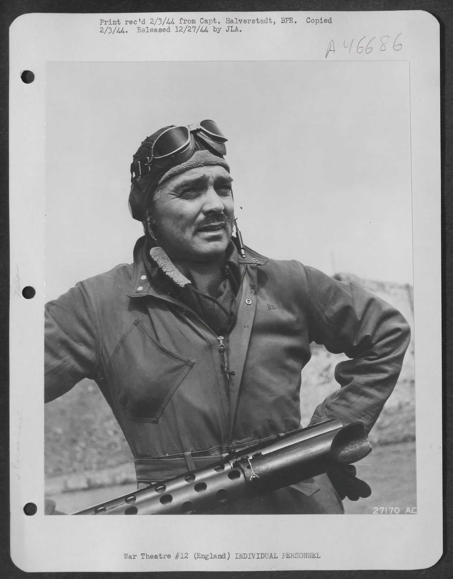Bravery In The Skies: Clark Gable's Service As A WWII Boeing B-17 Gunner
