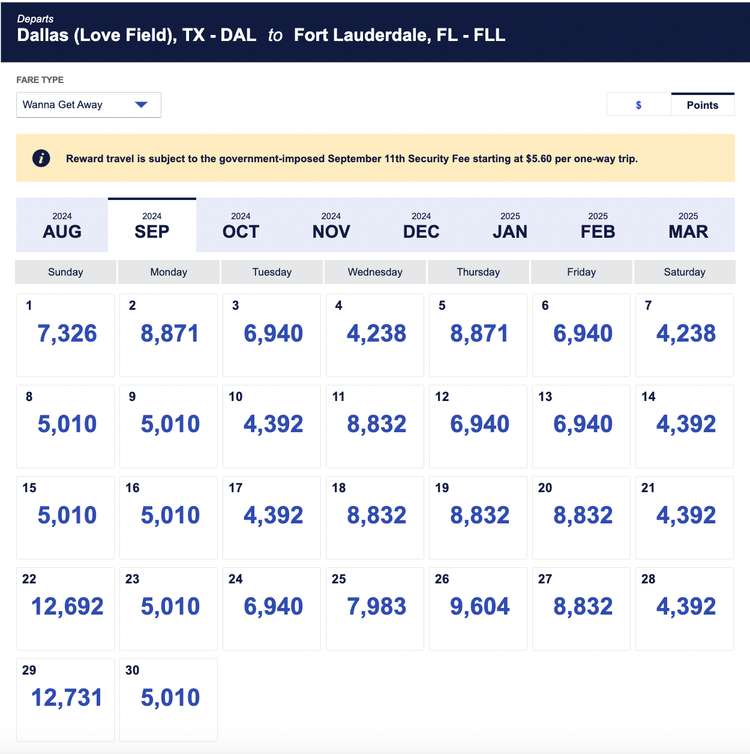 How Many Southwest Airlines Rapid Rewards Points Do You Need For A Free ...