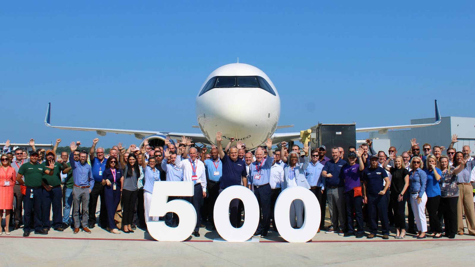 Airbus Delivers 500th Aircraft Assembled At Mobile, Alabama Site