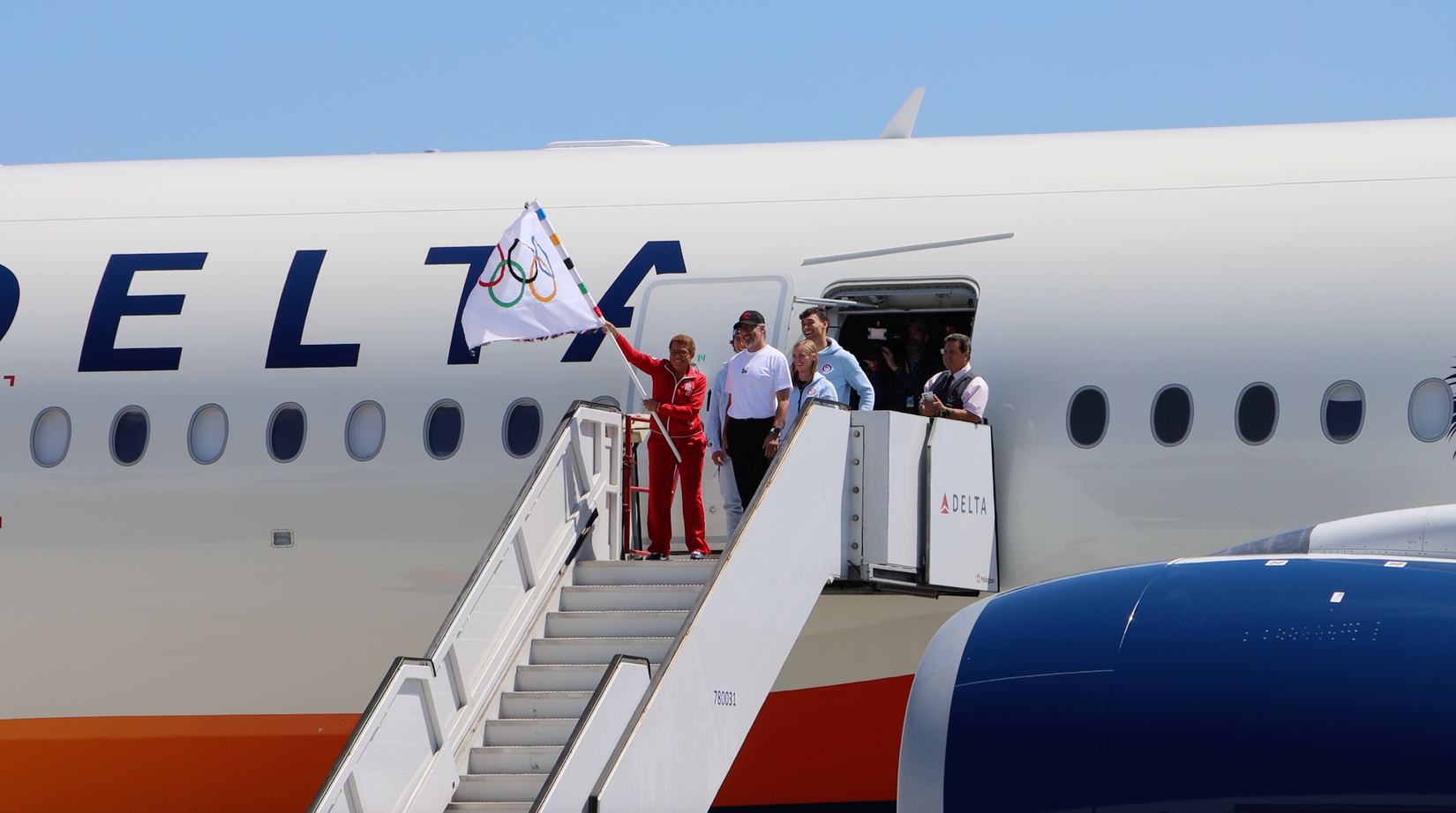 Delta Air Lines "LA28" Airbus A350-900 Arrives In Los Angeles With The ...