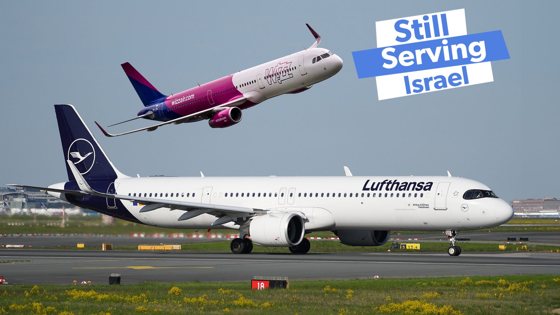 Top 5: The Foreign Airlines Scheduled To Operate The Most Flights To & From Israel In September