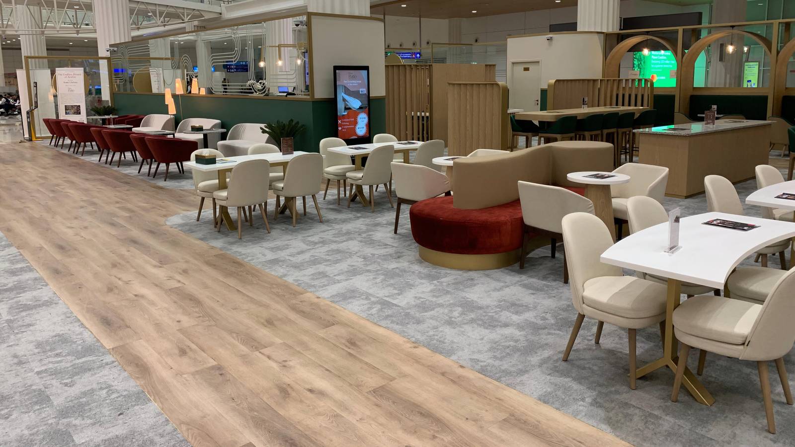 Lounge Review: Their Patio Arrivals Lounge in DXB Terminal 3