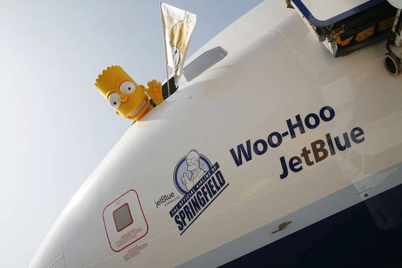 Throwback: When JetBlue Was Named 'The Official Airline of Springfield ...