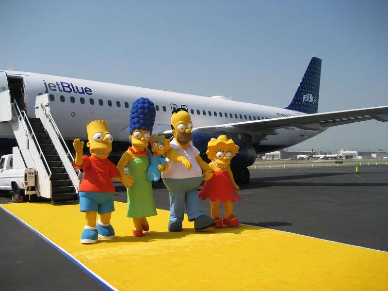 Throwback: When JetBlue Was Named 'The Official Airline of Springfield ...