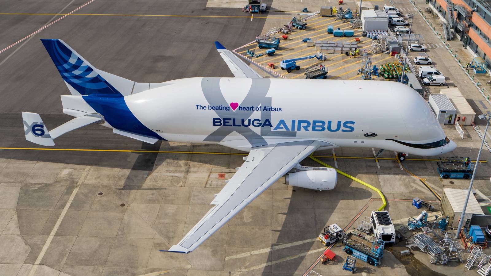Airbus Beluga Makes Rare Stop At London Heathrow Airport To Deliver ...