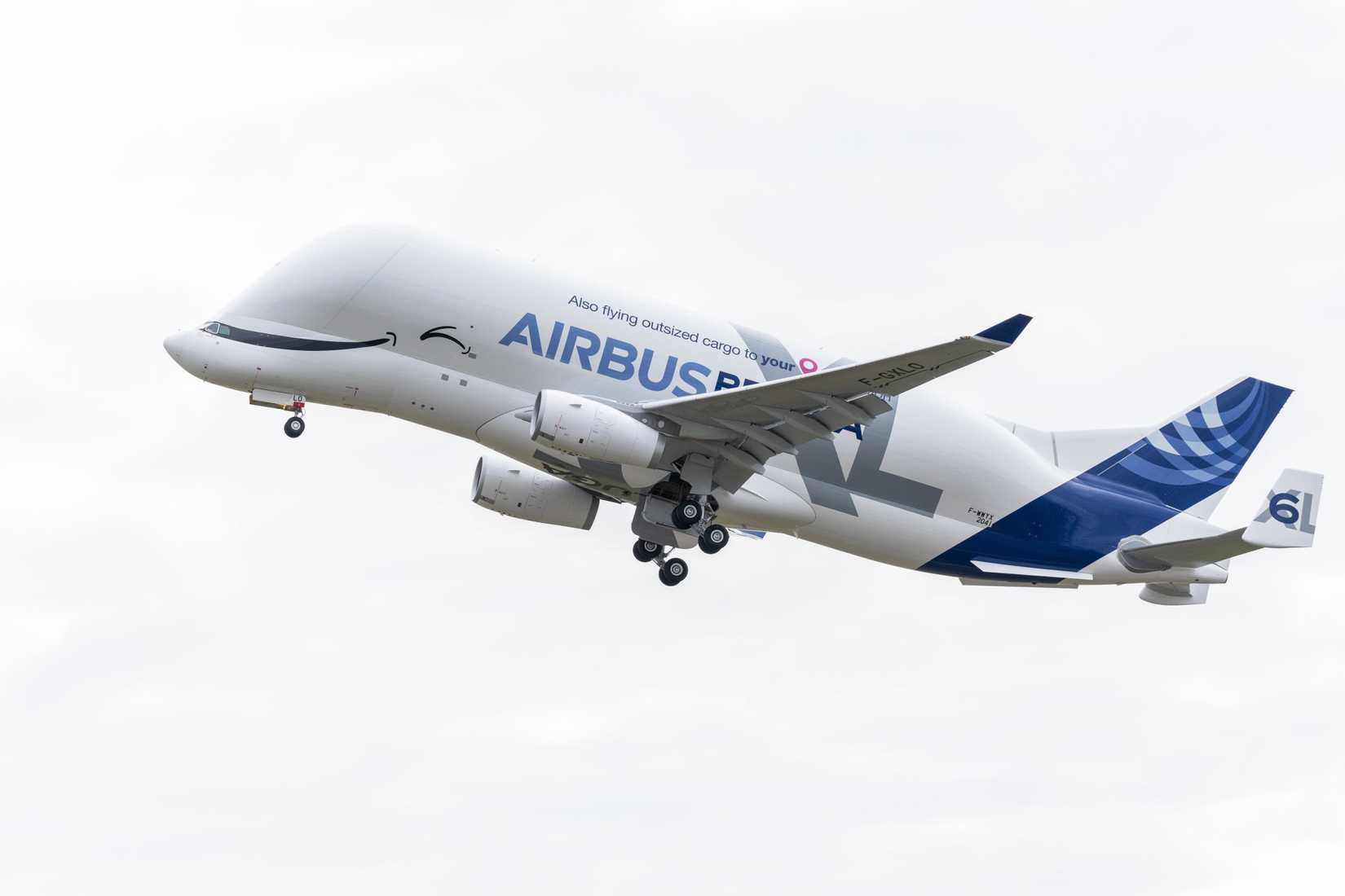 Airbus Beluga Makes Rare Stop At London Heathrow Airport To Deliver British Airways A350 Parts