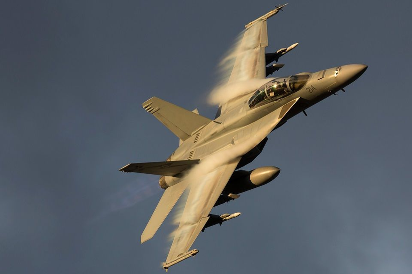 What air forces operated land-based F/A-18s