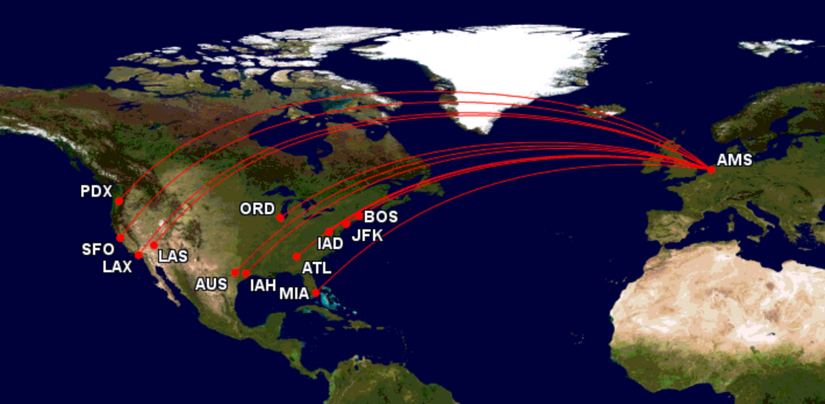 KLM Takes Over For Delta Air Lines On Flights To Portland Airport This ...