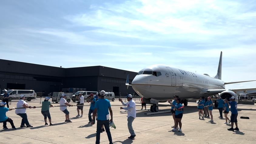 United Airlines Hosts 16th Annual Plane Pull Competition For Special ...