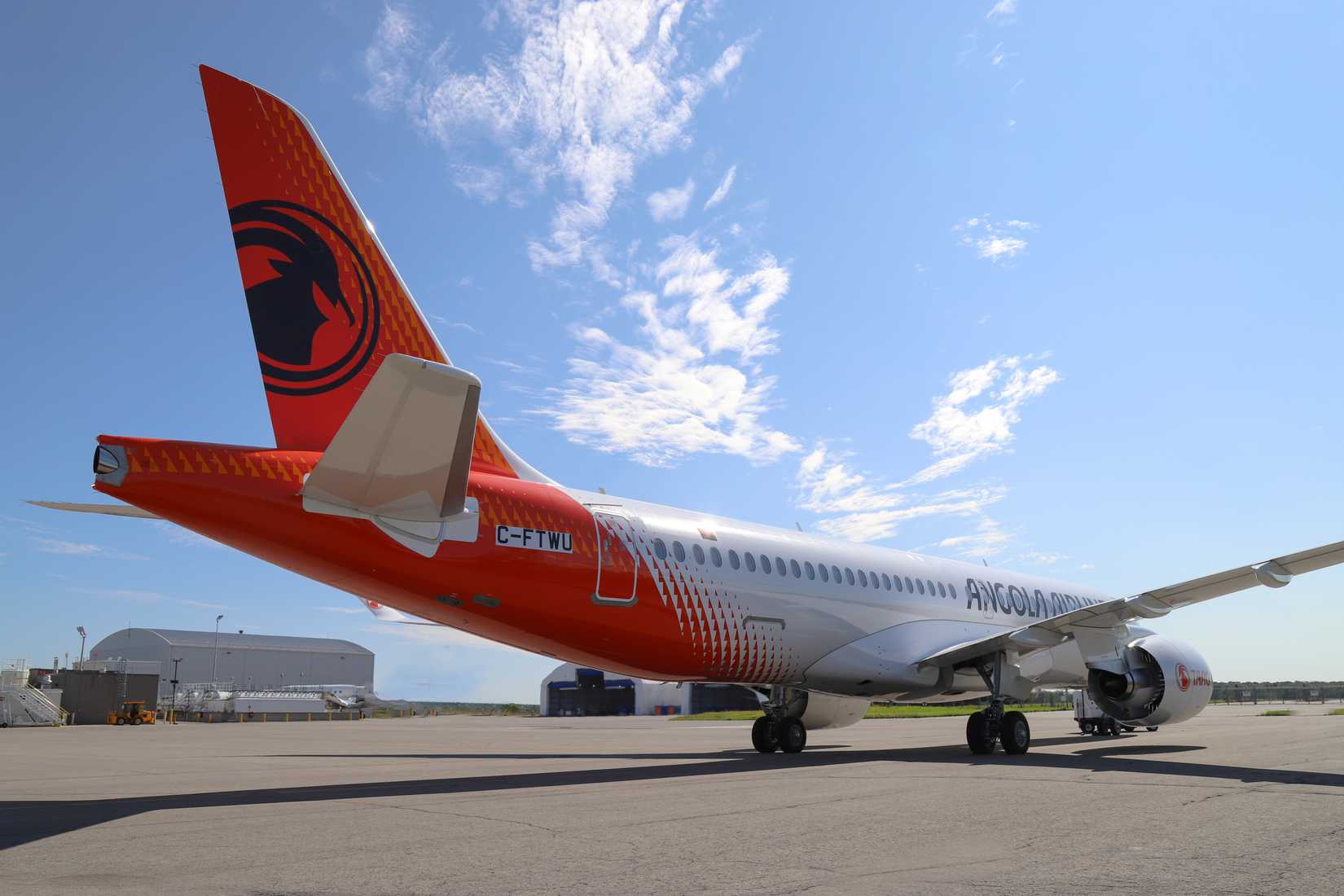 TAAG Angola Airlines Takes Delivery Of 1st Airbus A220 Aircraft In New ...