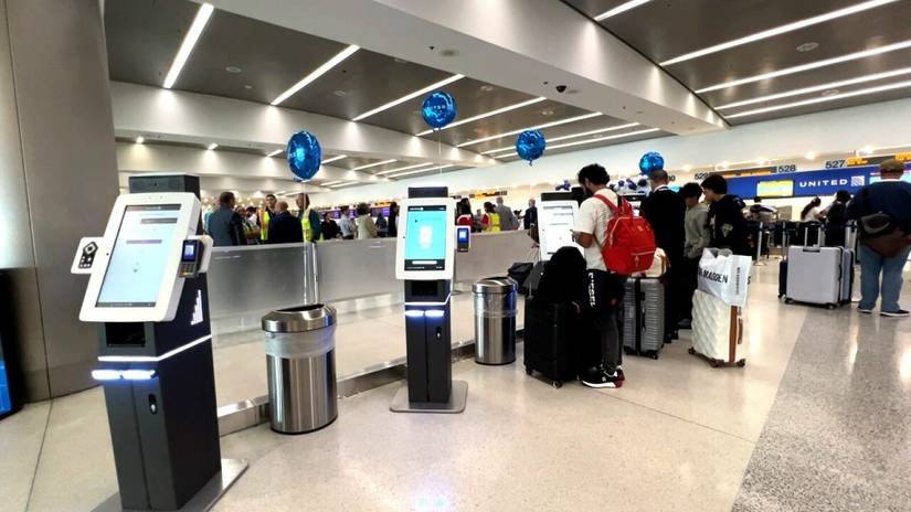 United Airlines Unveils New Check-In Counter At Miami International Airport