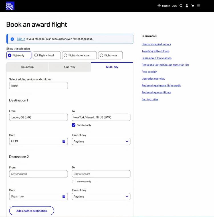 How To Book A Free Side Quest With The United Airlines Excursionist Perk?