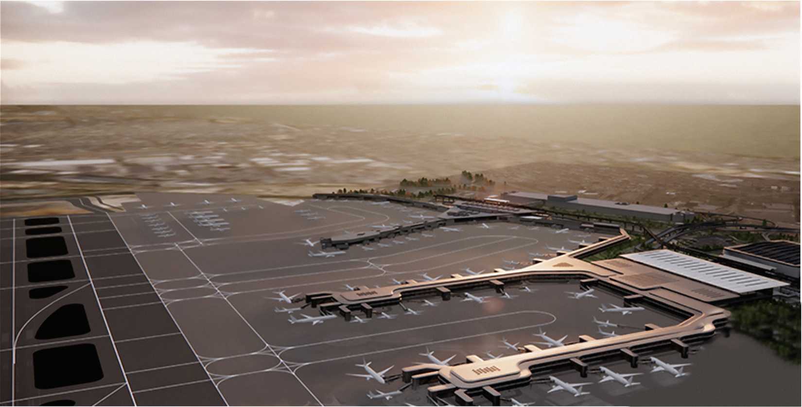 Newark Liberty Airport's New Terminal B: Port Authority Of NY & NJ ...