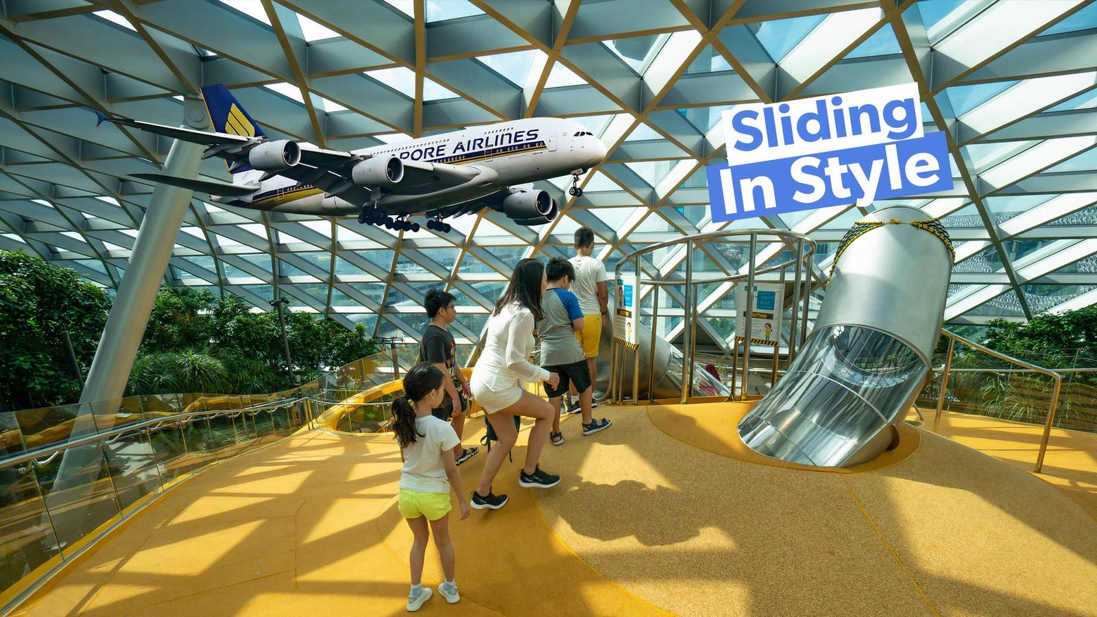 Did You Know Singapore Changi Airport Has Its Very Own Slides?