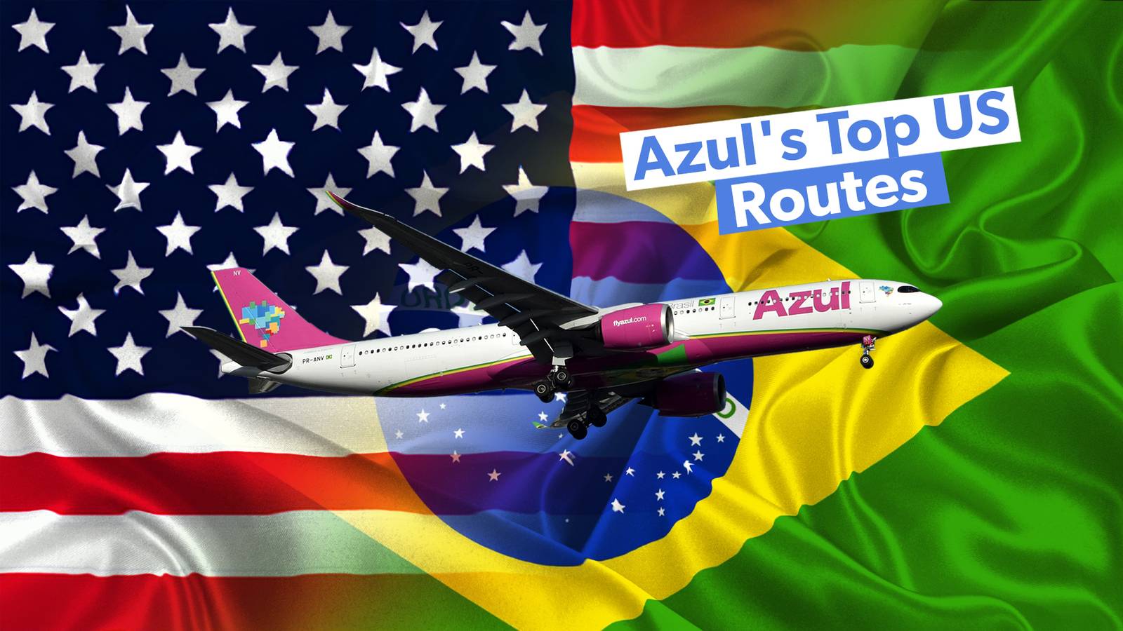 Top 5: These Are Azul's Leading US Routes By Available Seat Miles
