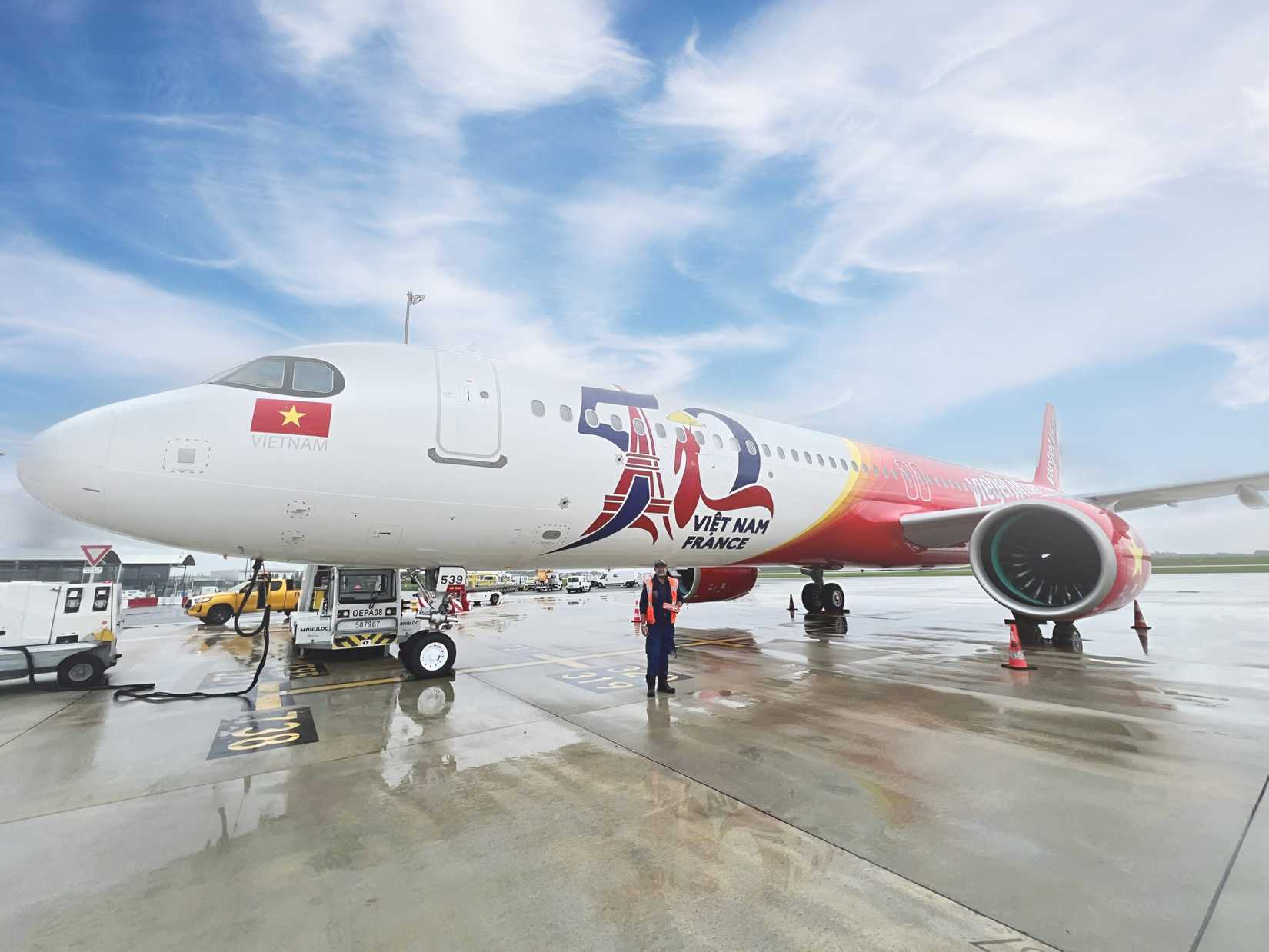 Vietjet Air Unveils Livery Marking 50 Years Of Vietnam & France ...