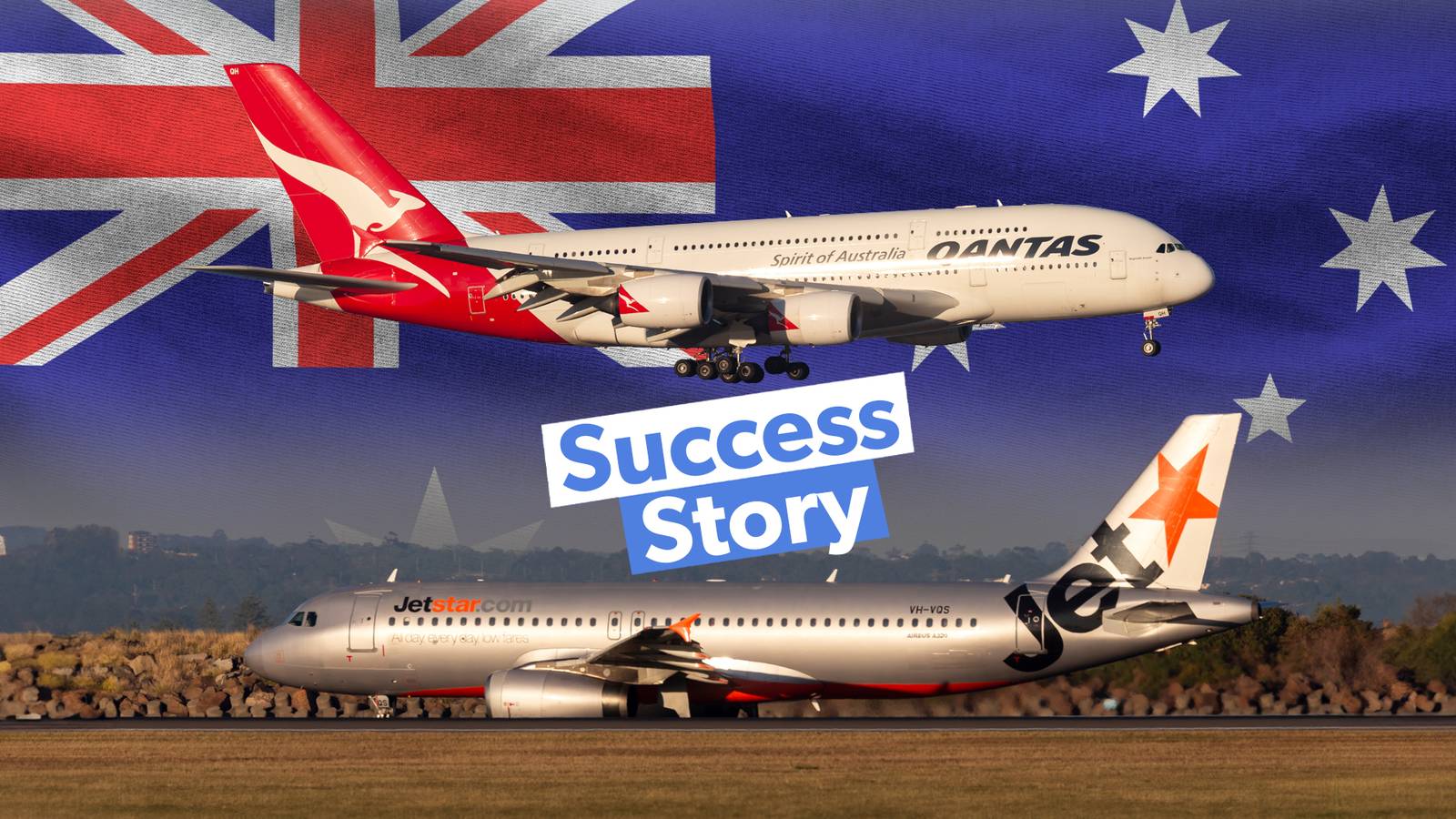 How did Qantas successfully launch Jetstar?