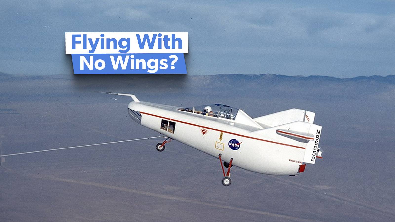 5 Fast Facts On NASA's Weird M2-F1 Wingless Plane