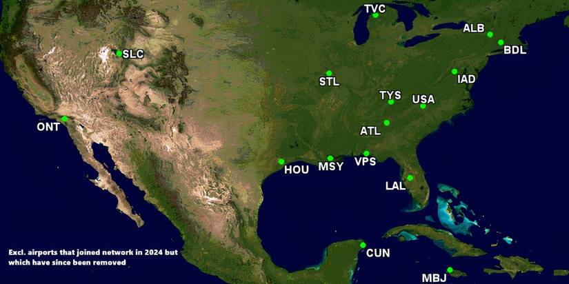Avelo Airlines Has Added 16 Airports To Its Map In 2024