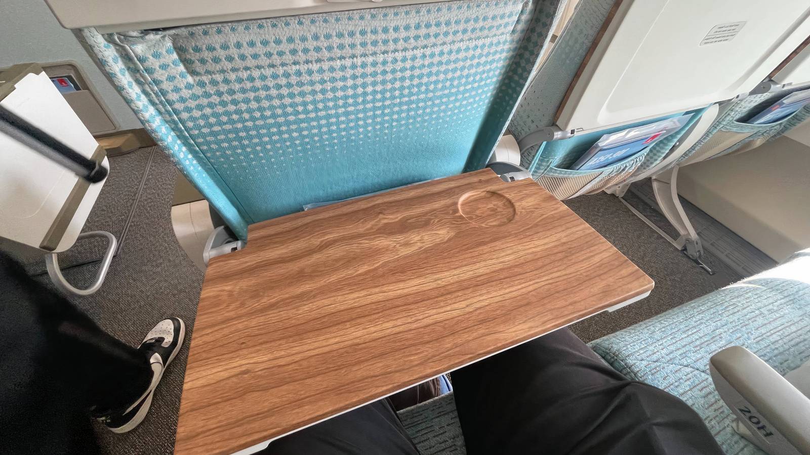 Emirates' New Airbus A350's Wooden Tables In Economy: Yay Or Nay?