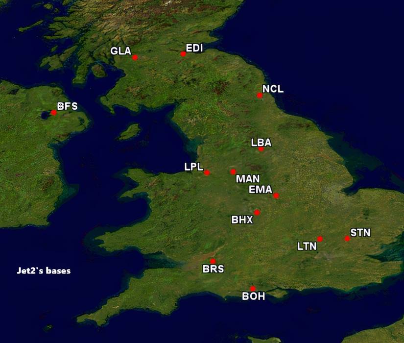 Jet2 Adds New London Luton Base With 2 Airbus A321neos & 17 Routes