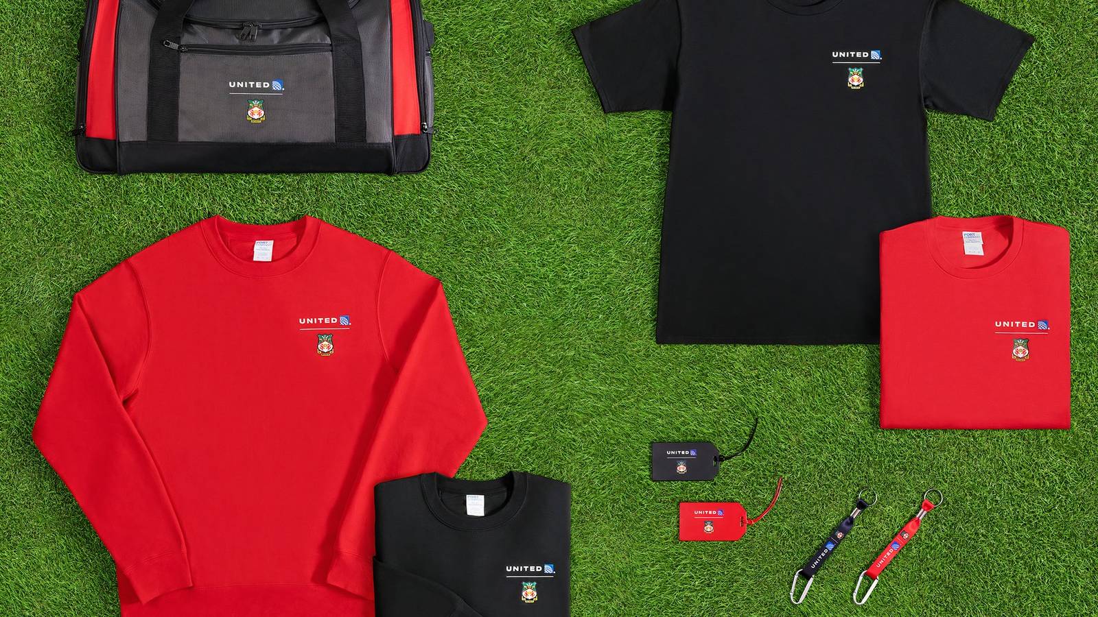 United Airlines & Wrexham AFC Reveal New Holiday Merch