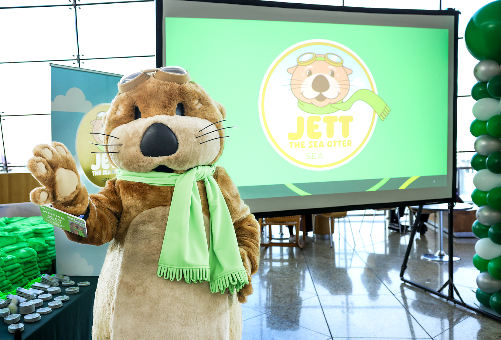 SEA Otter Be Flying: Seattle Tacoma Airport Introduces New "Jett" Mascot