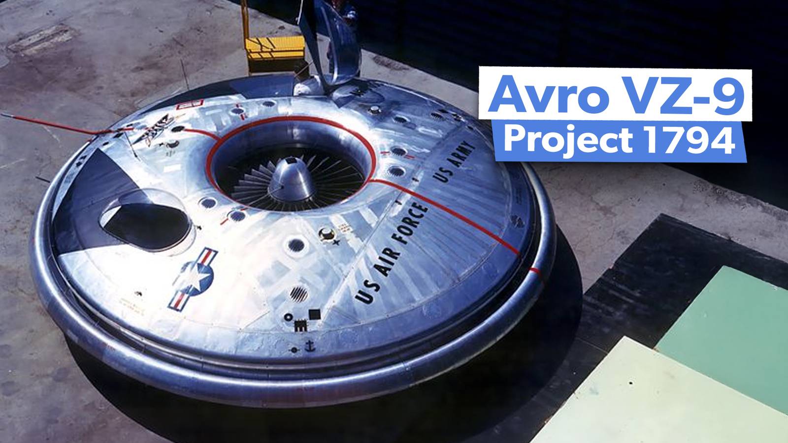 Project 1794: That Time The US Air Force Tried To Build A Flying Saucer