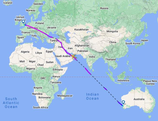 Why Few Airlines Route Transoceanic Flights Along The Southern Hemisphere