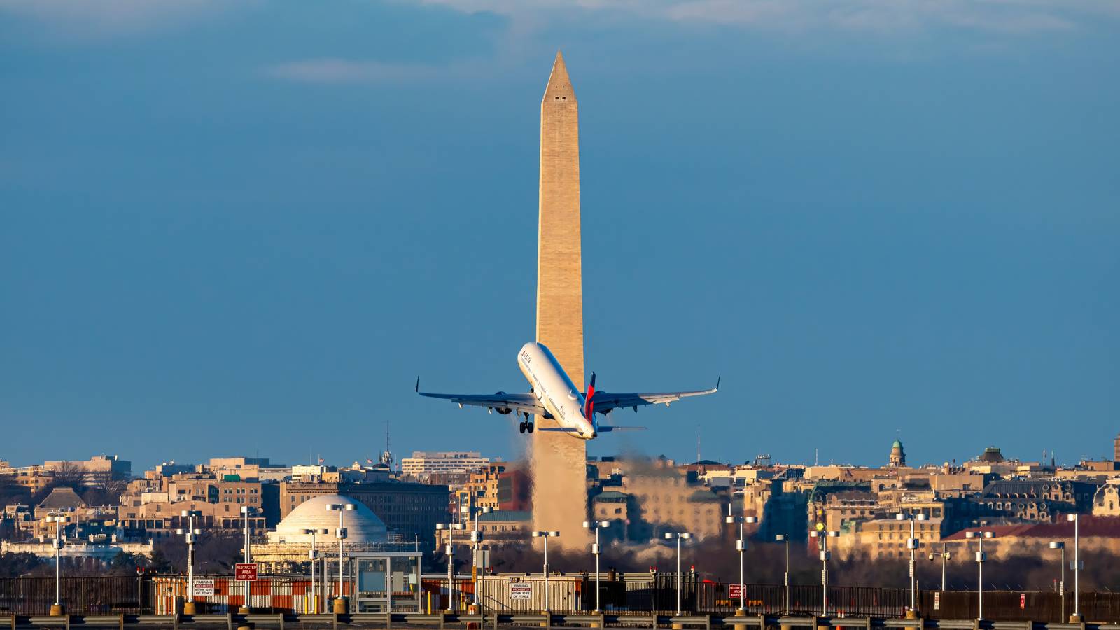 Ronald Reagan Washington National Airport Closes Runways To Clear Snow