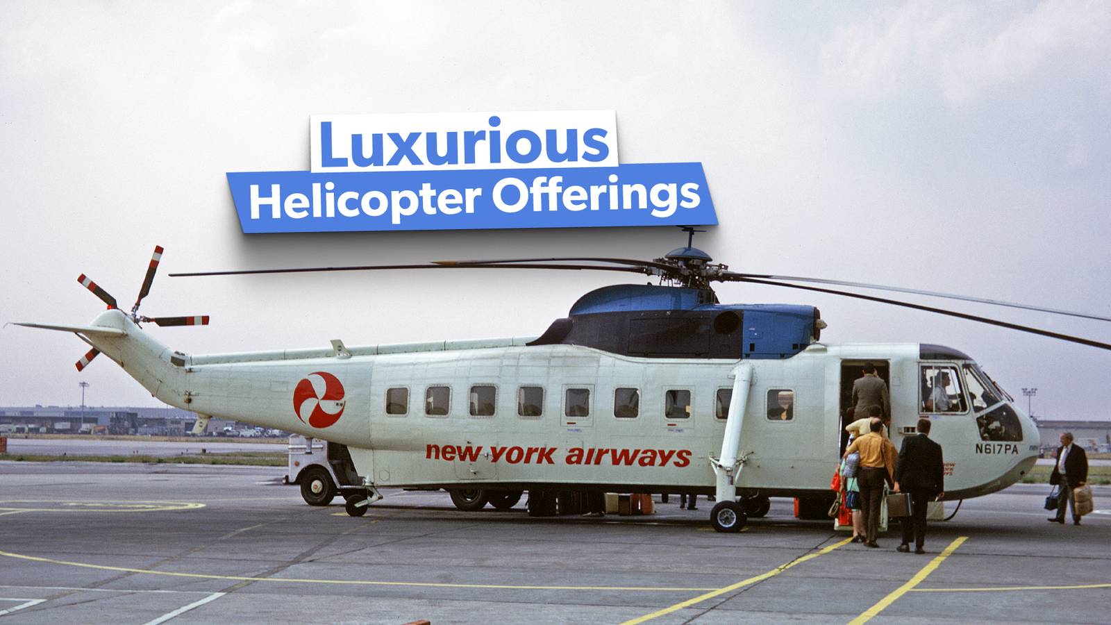 Pan Am's Luxurious Helicopter Offerings Over 40 Years Ago