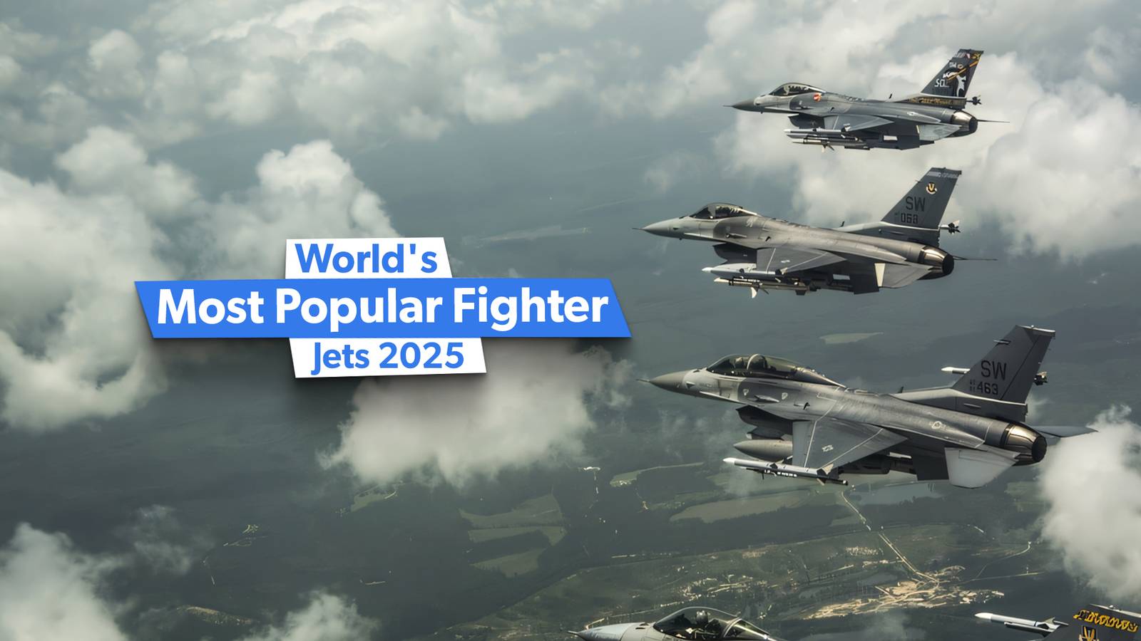 Top 5: The World's Most Popular Fighter Jets By Numbers In 2025