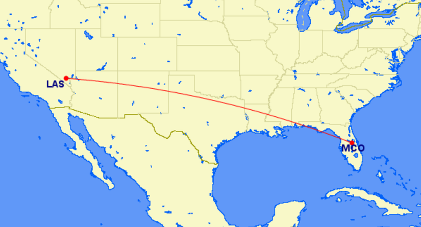 Spirit Airlines' 14 Routes Above 2,000 Miles This Month