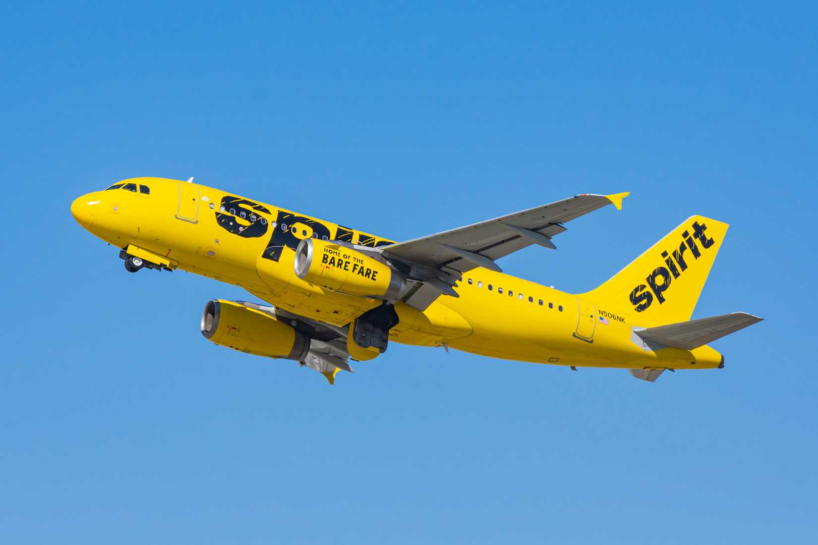 Spirit Airlines' 14 Routes Above 2,000 Miles This Month