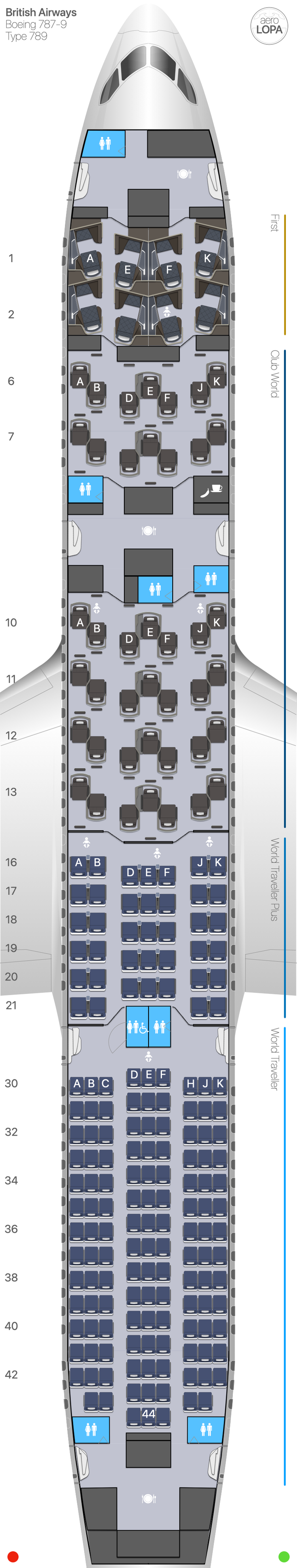 British Airways' 10 Different Widebody Aircraft Cabins: Passenger ...