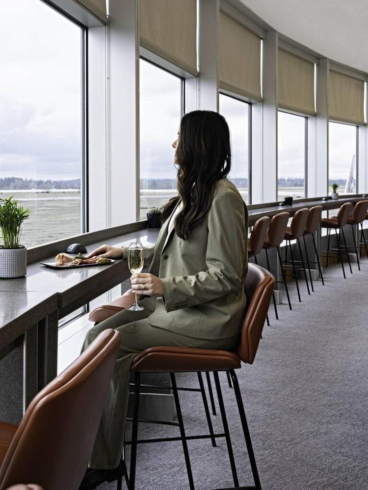 Inside British Airways' Refreshed Lounge At Seattle Tacoma Airport