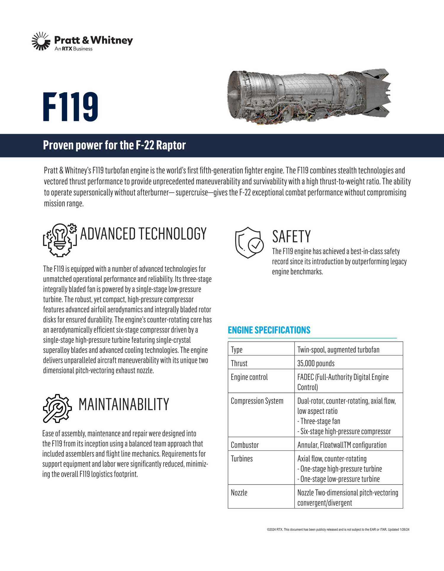 US Air Force Awards Pratt & Whitney $1.5 Billion Sustainment Contract ...