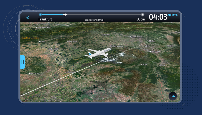 How In-Flight Moving Maps Work