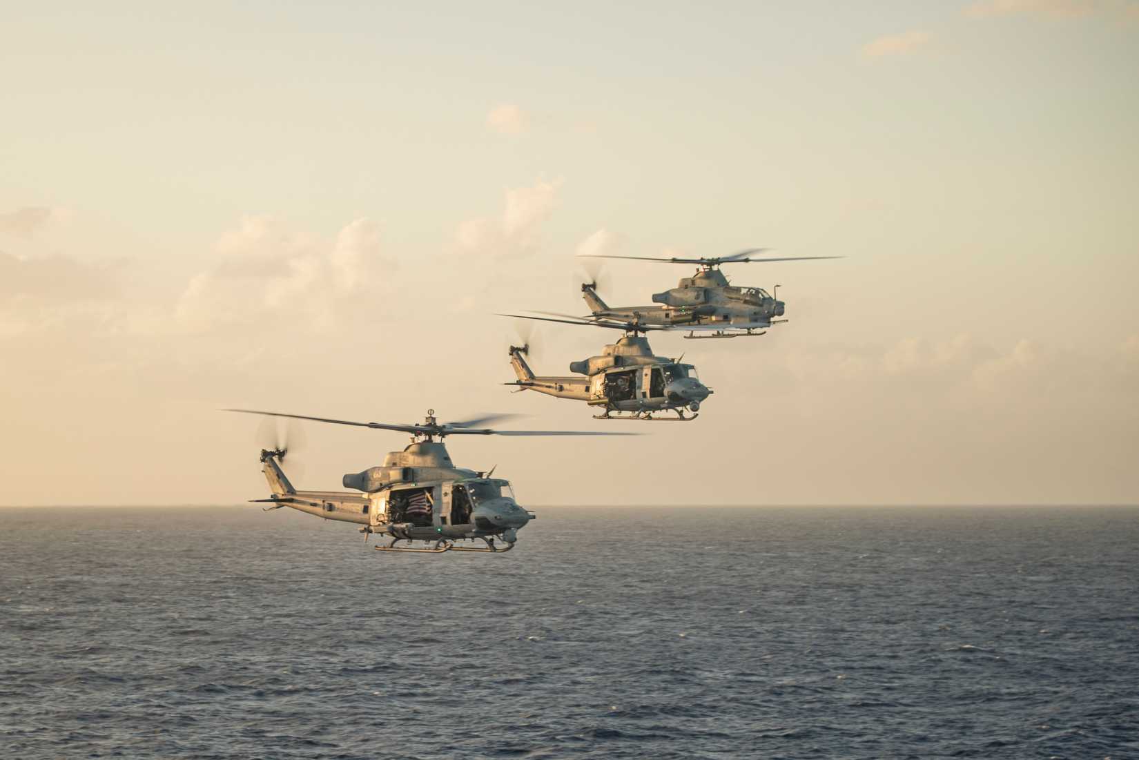 how many helicopters does the marine corps have