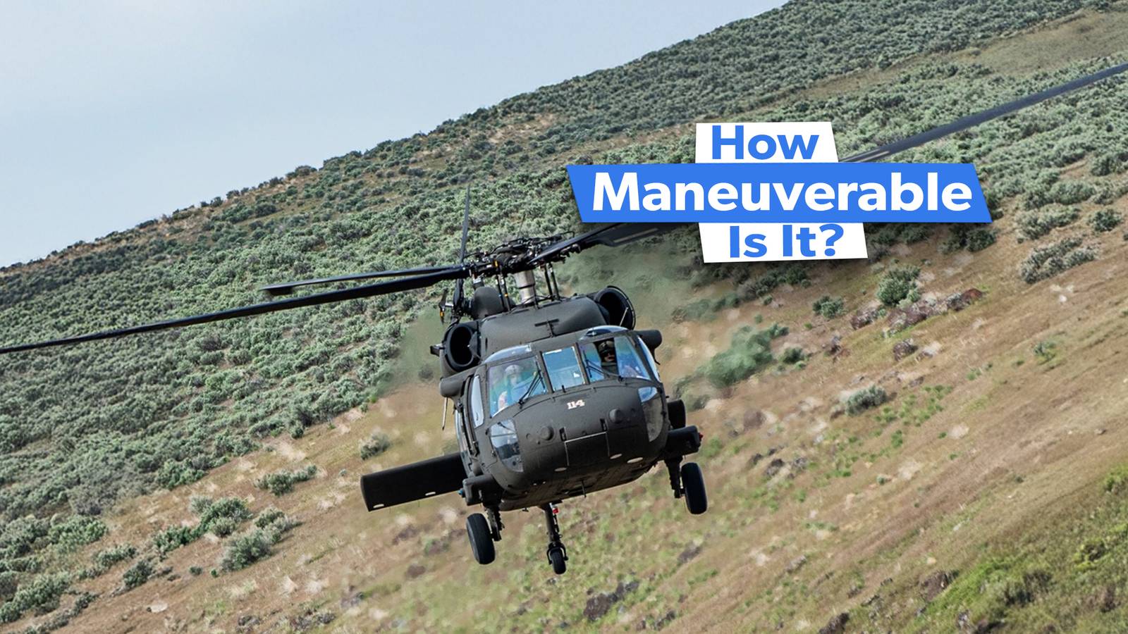How Maneuverable Is The US Army UH-60 Black Hawk?