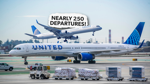 United Airlines' Boeing 757-300 Is Most Seen At This Hub