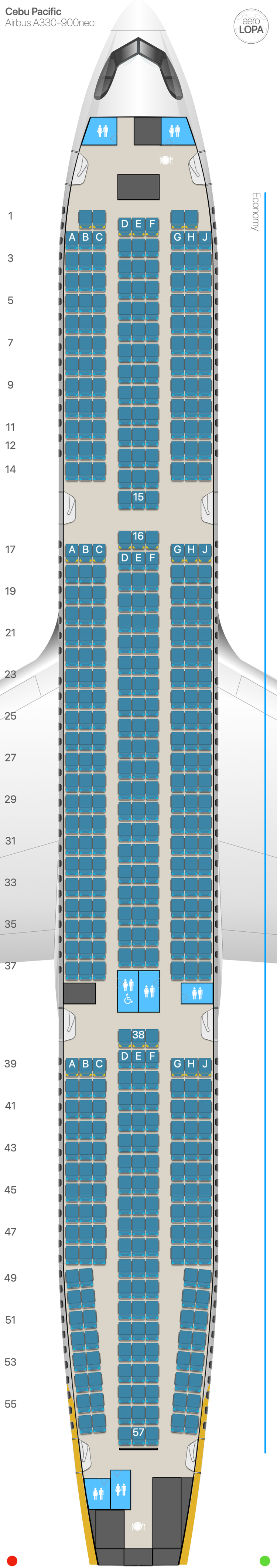 The 10 Airlines That Fly Airbus A330-900 Aircraft: Cabins Compared