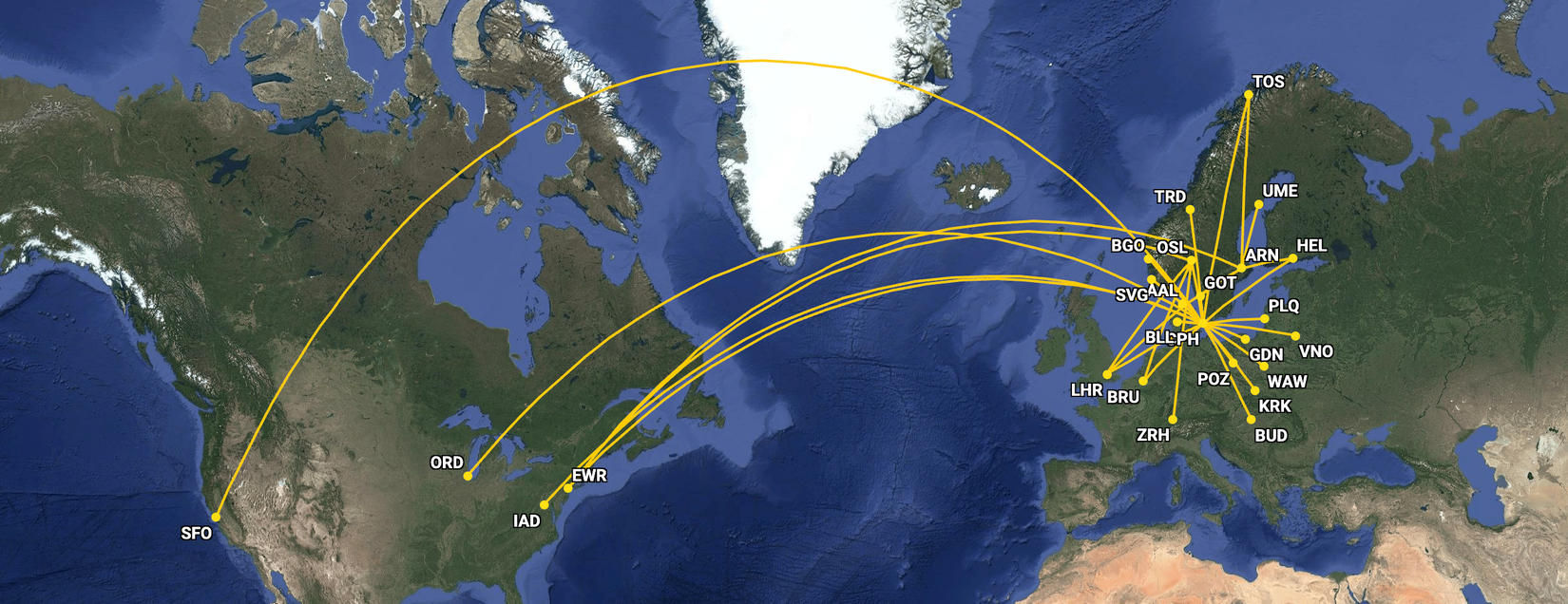 Delta Air Lines & SAS Extend Codeshare Destinations