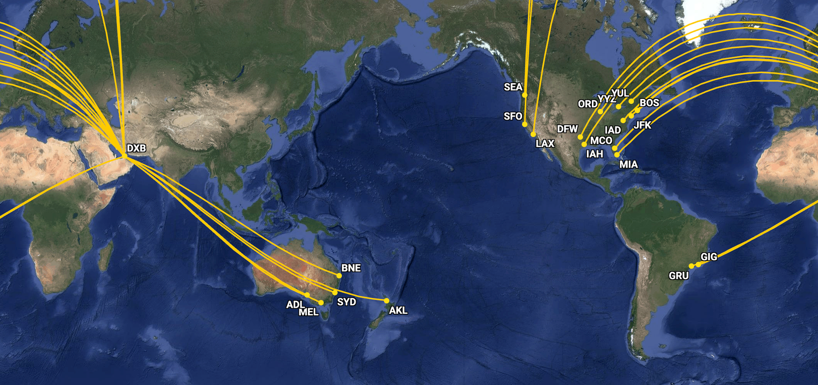 These Are Emirates' Longest Routes In 2025