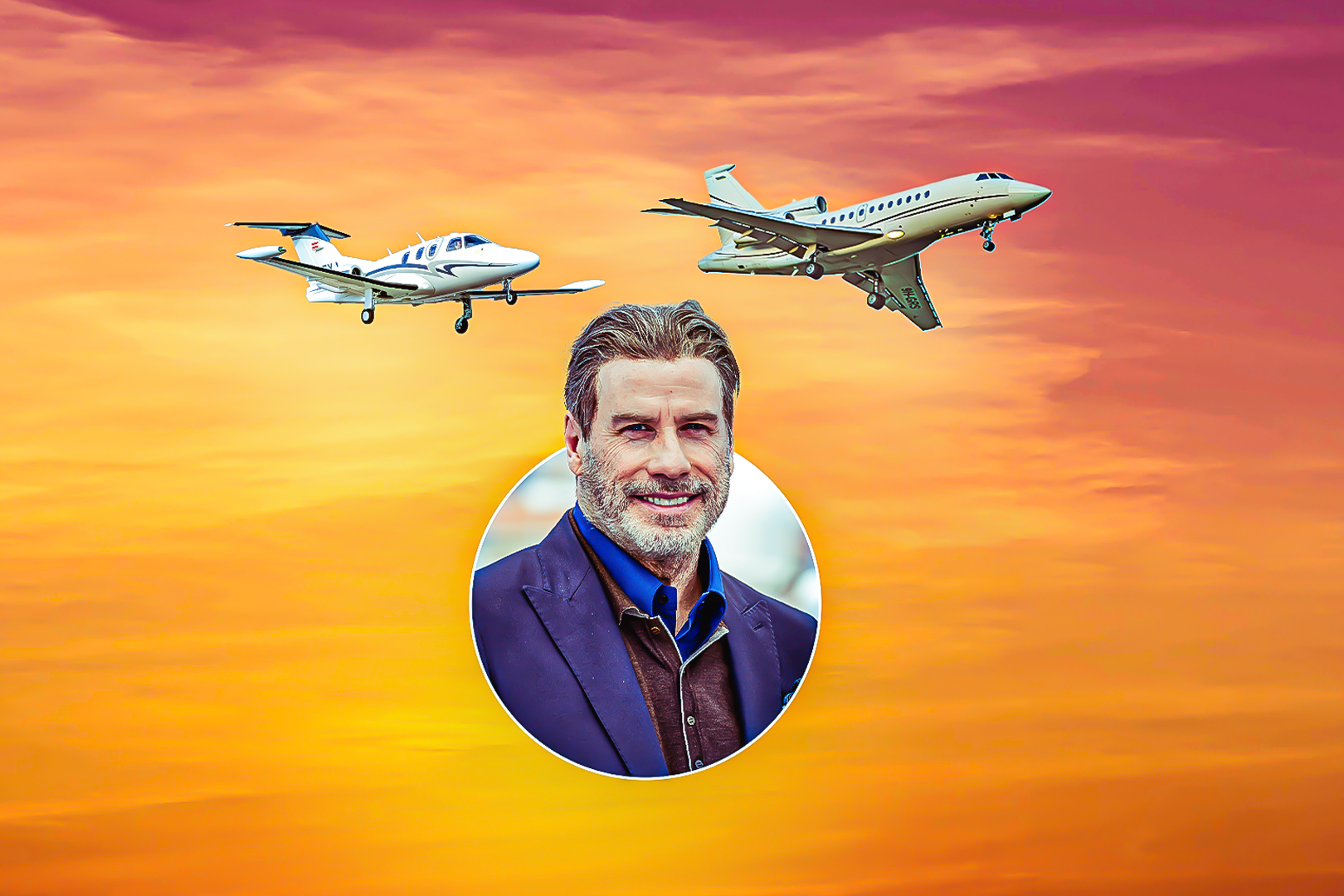 Inside The Luxurious World Of John Travolta's Private Jet Fleet