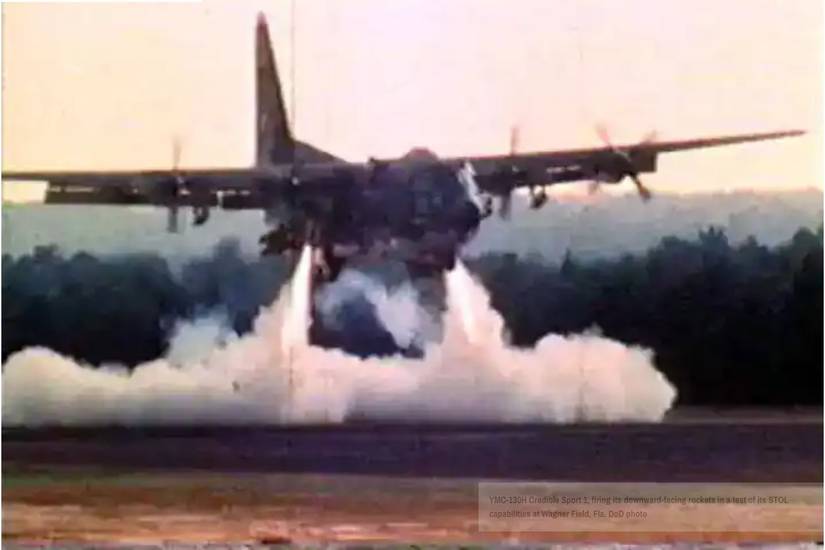 Why The US Air Force Once Strapped Rockets To A C-130 Hercules