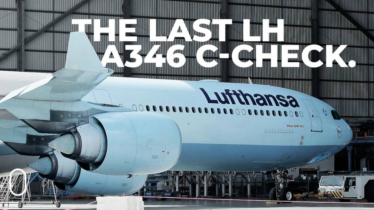 Lufthansa Technik Conducts Final A340-600 C-Check