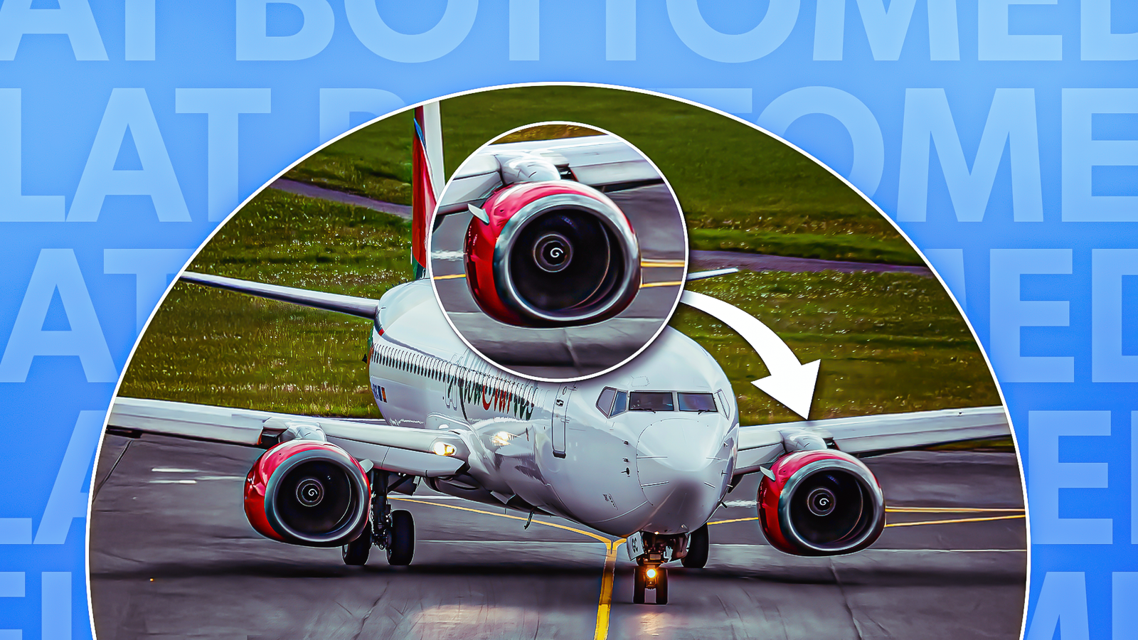 Why Boeing's 737s Have Flat-Bottomed Engines