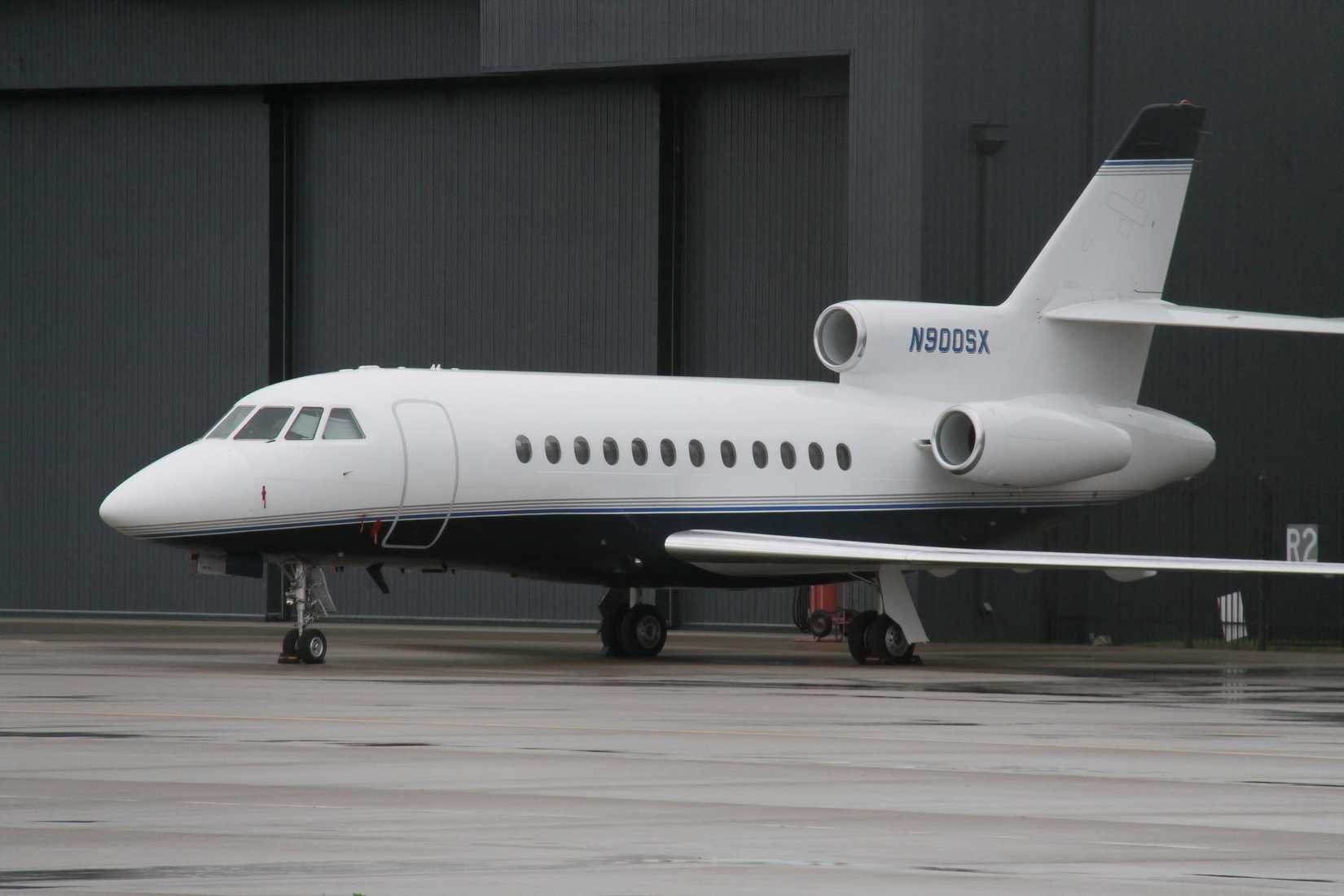 Max Verstappen's Dassault Falcon 8X