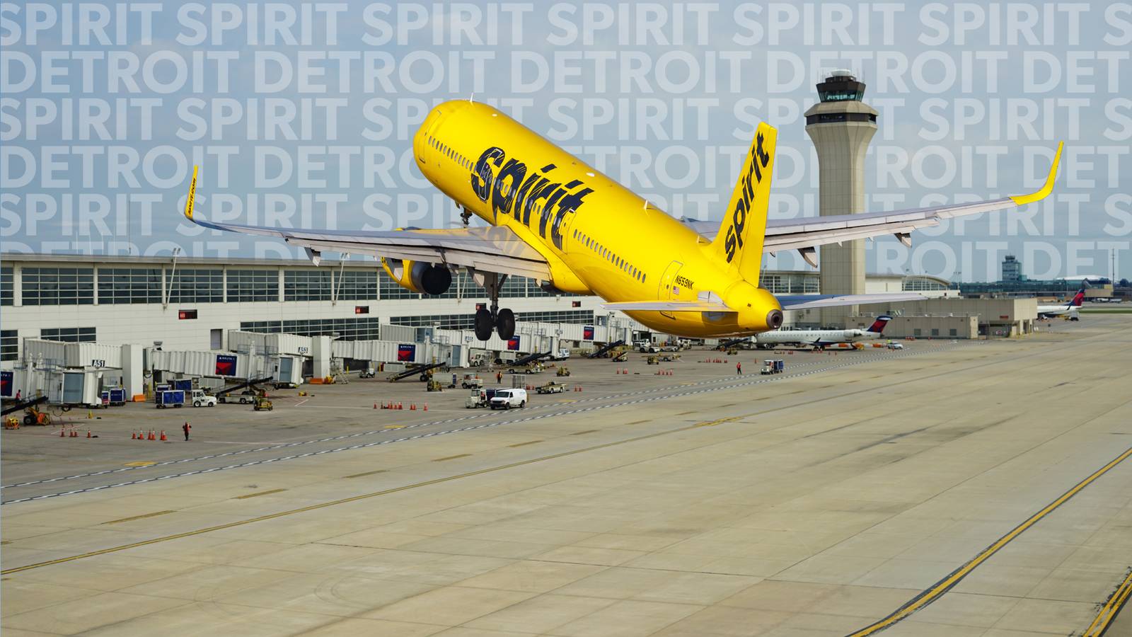 Spirit Airlines' Top 5 Most Frequent Routes At Detroit Metro Airport